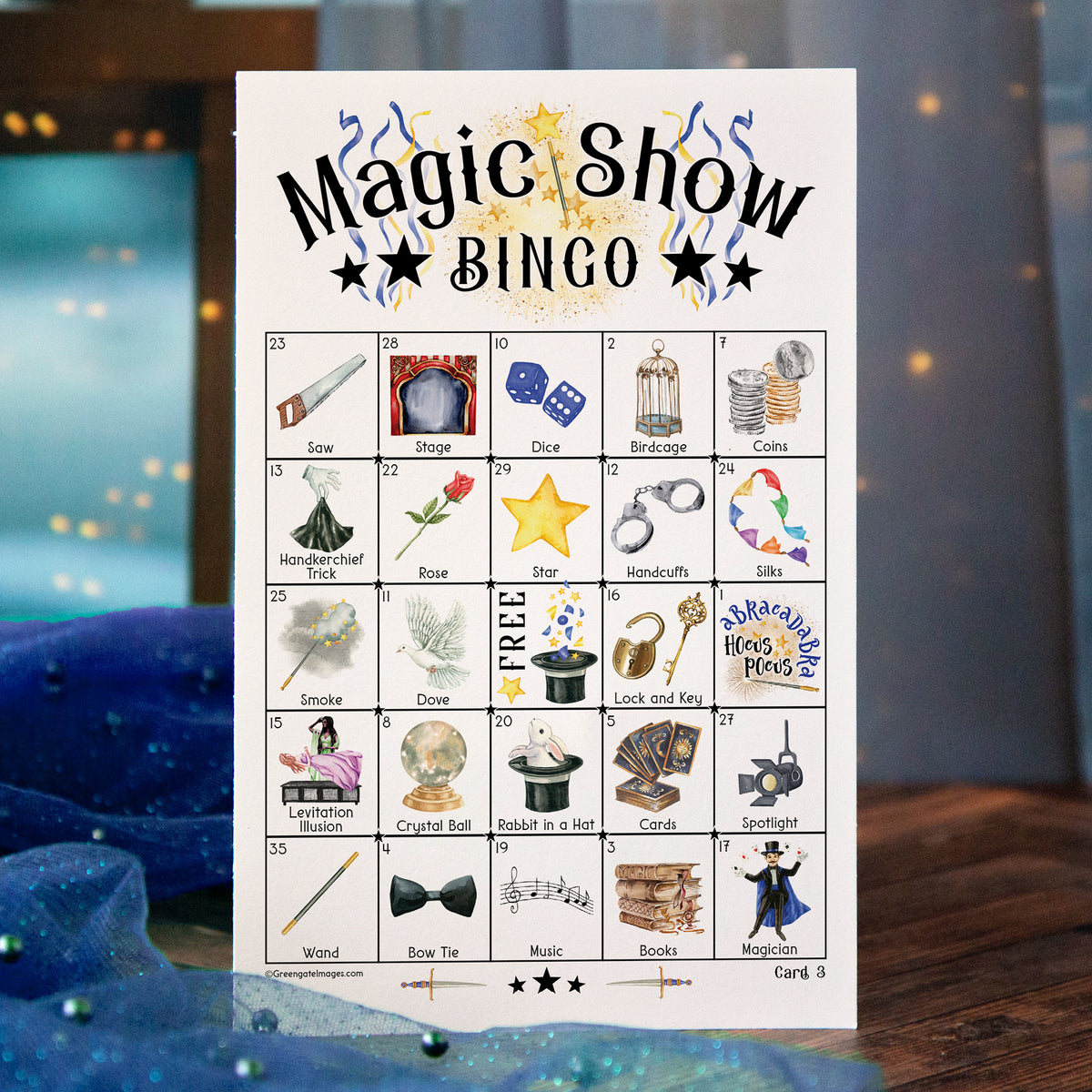 Magic Show Bingo – Greengate Images
