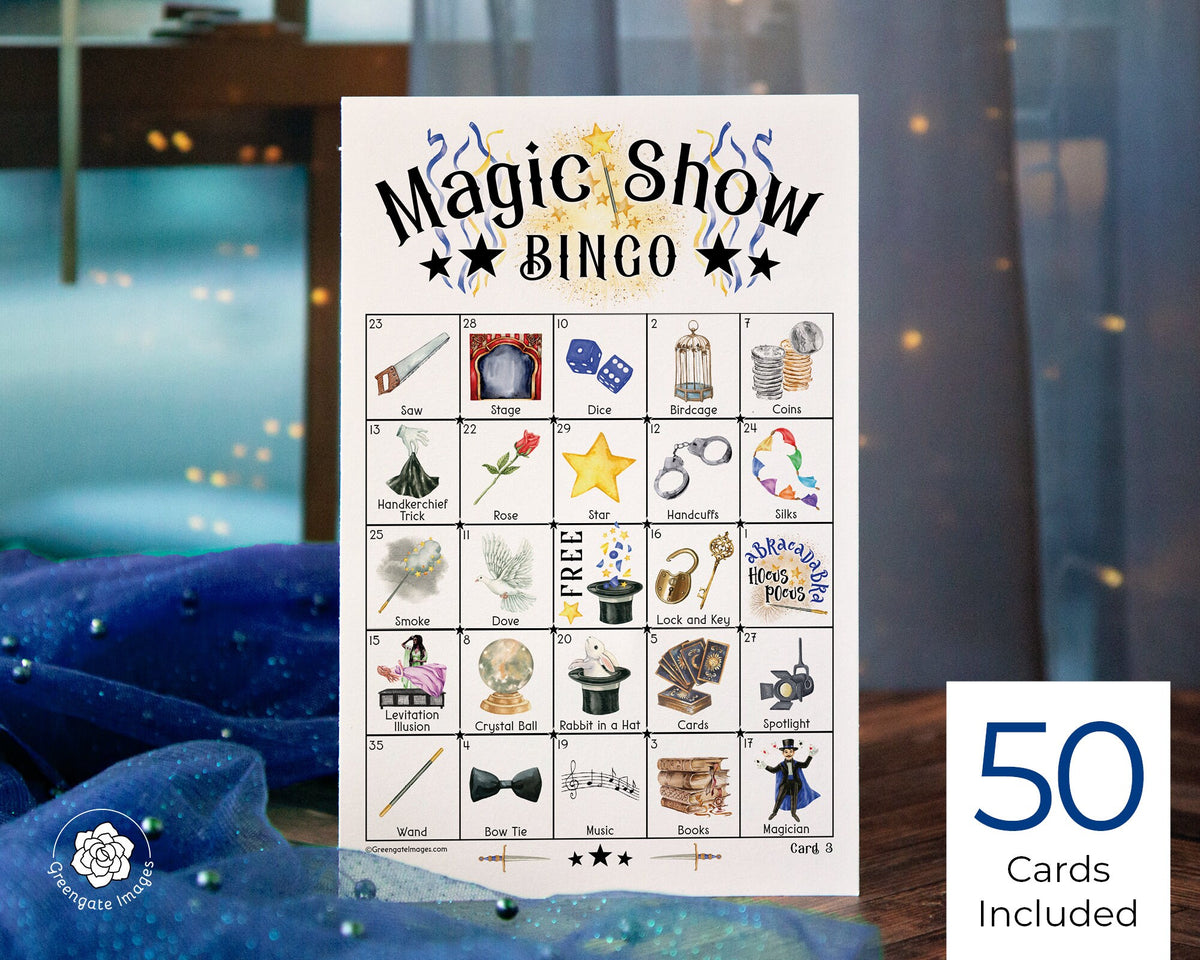 Magic Show Bingo – Greengate Images