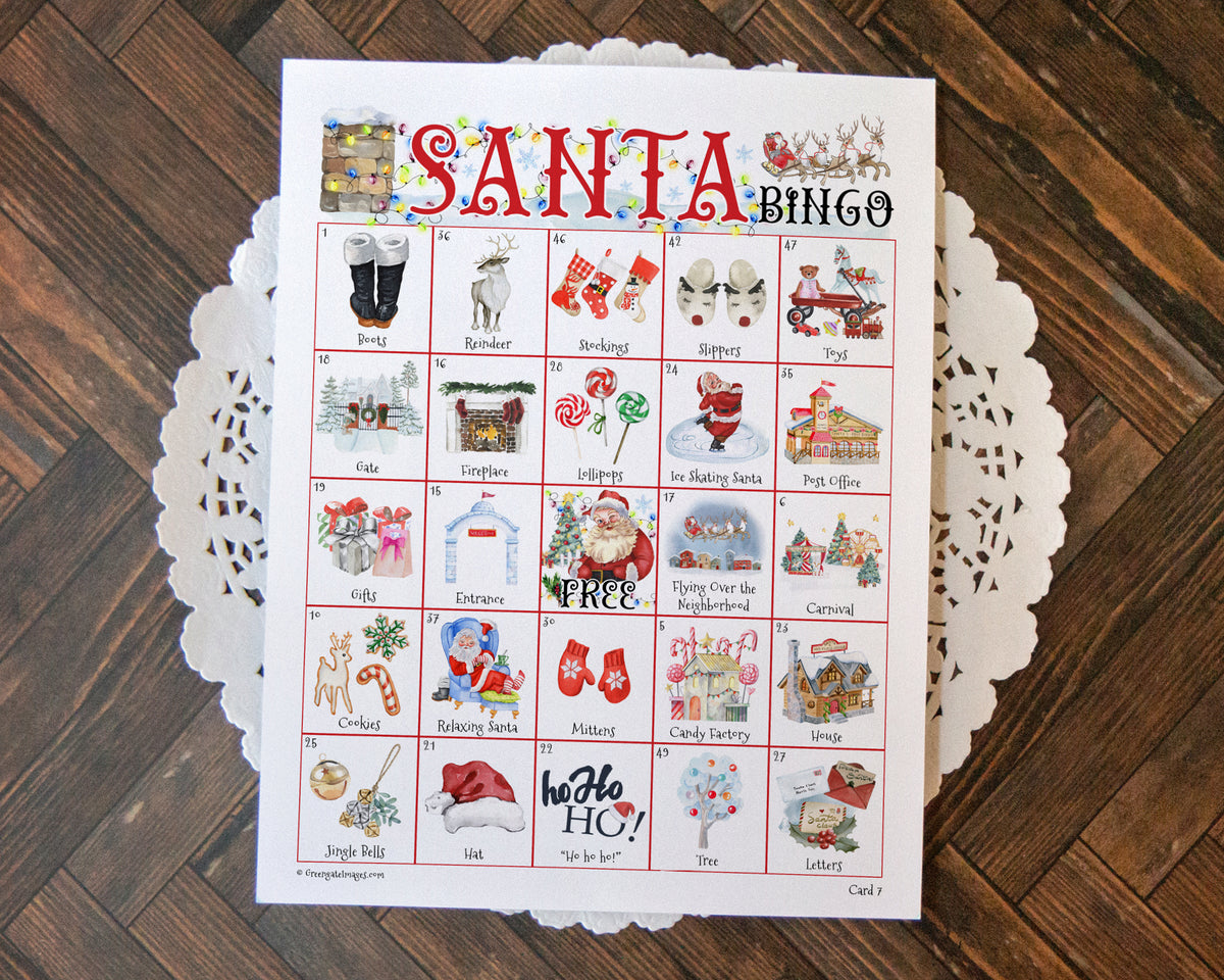 Santa Claus Bingo – Greengate Images