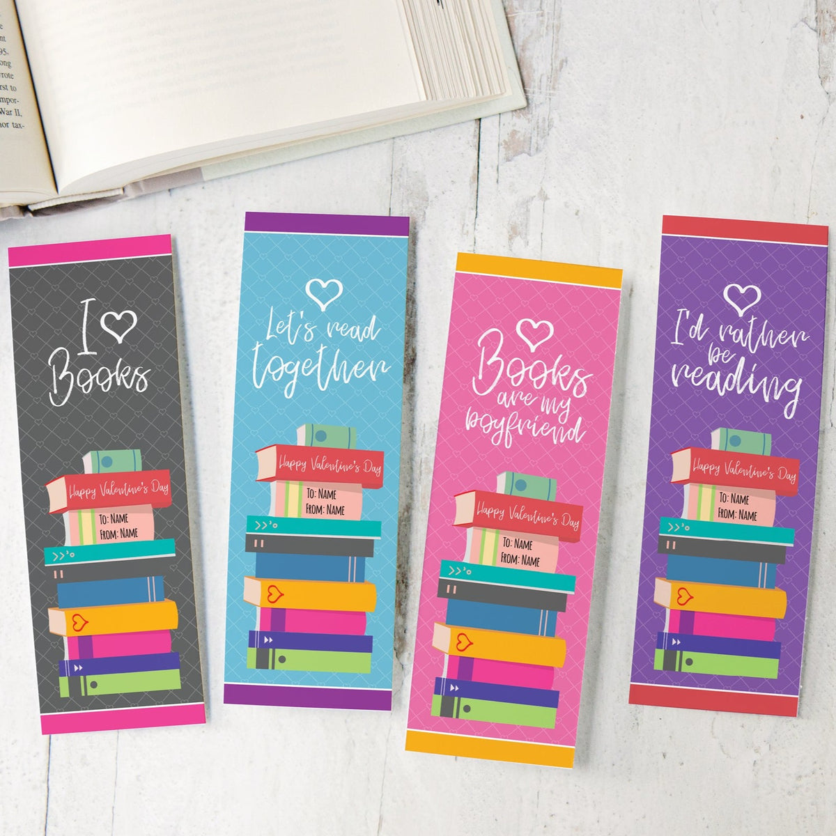 Valentine's Day Bookmarks – Greengate Images