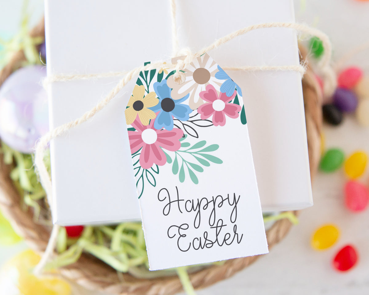 Easter Gift Tags - Flowers and Bunnies – Greengate Images