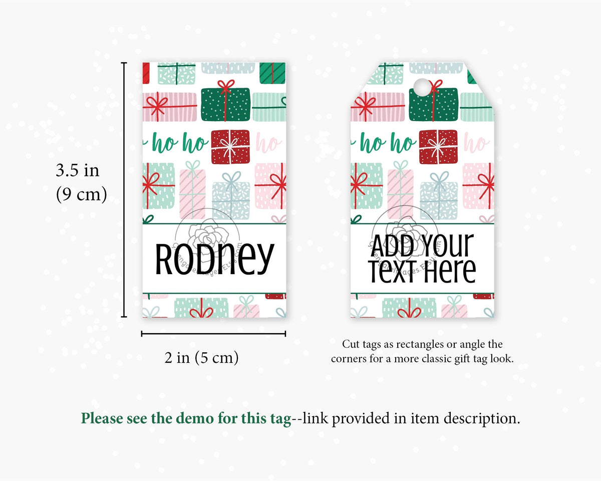 Christmas Present Gift Tags – Greengate Images