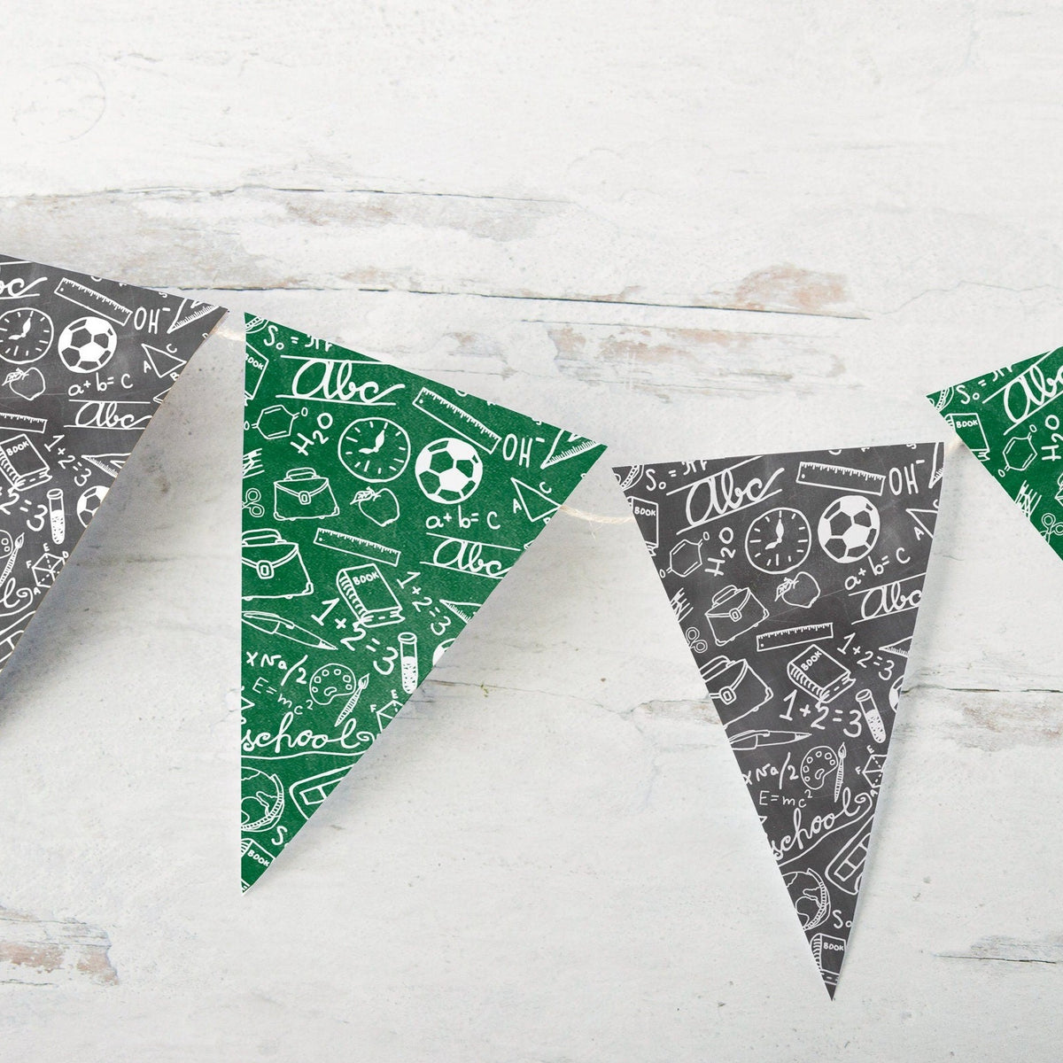 School Chalkboard Bunting – Greengate Images