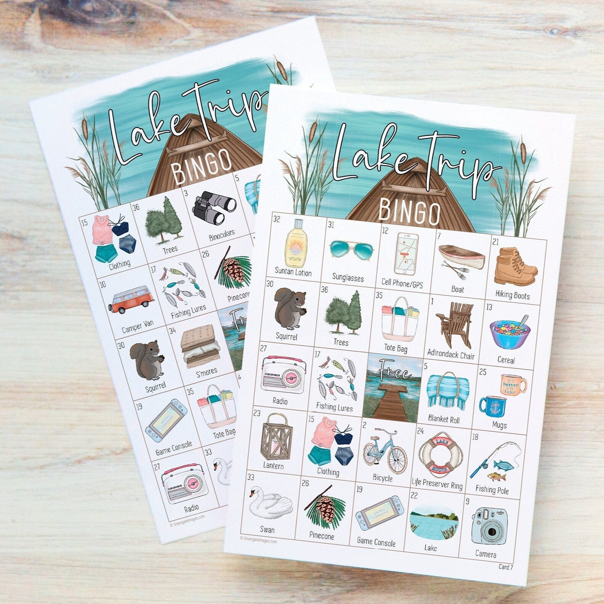 Lake Trip Bingo – Greengate Images