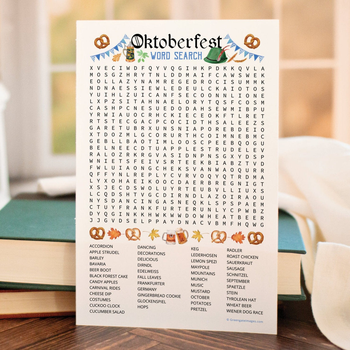 Oktoberfest Word Search – Greengate Images