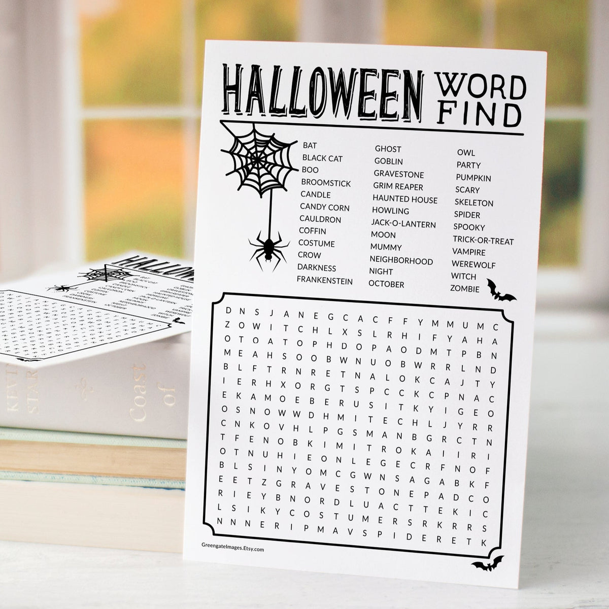 Halloween Word Find – Greengate Images
