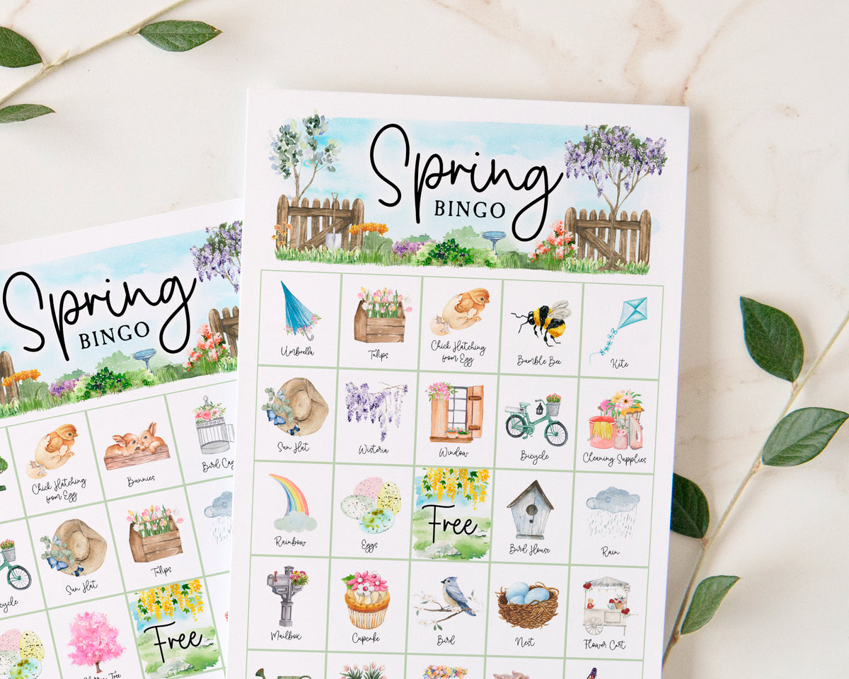 Spring Bingo - Watercolor II – Greengate Images