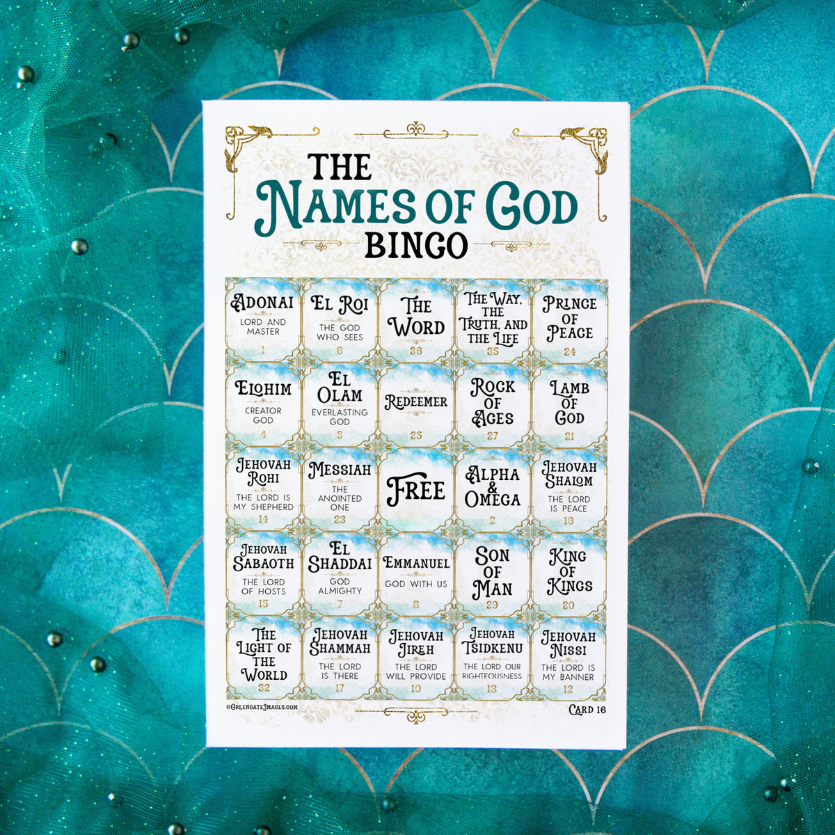 Names of God Bingo – Greengate Images