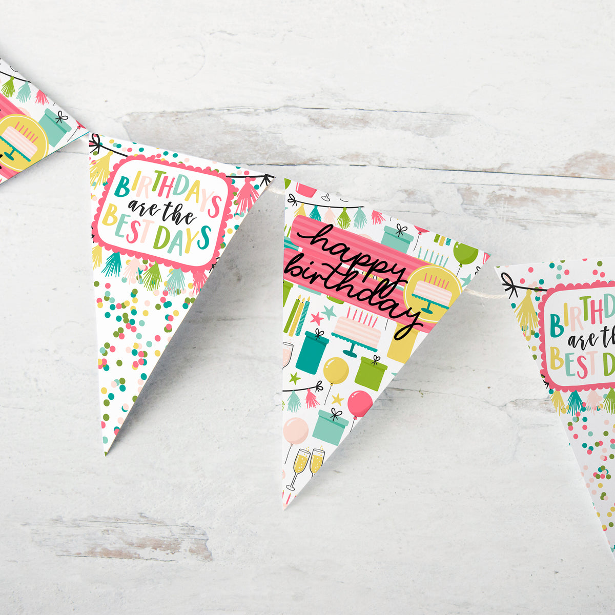 Birthday Bunting – Greengate Images