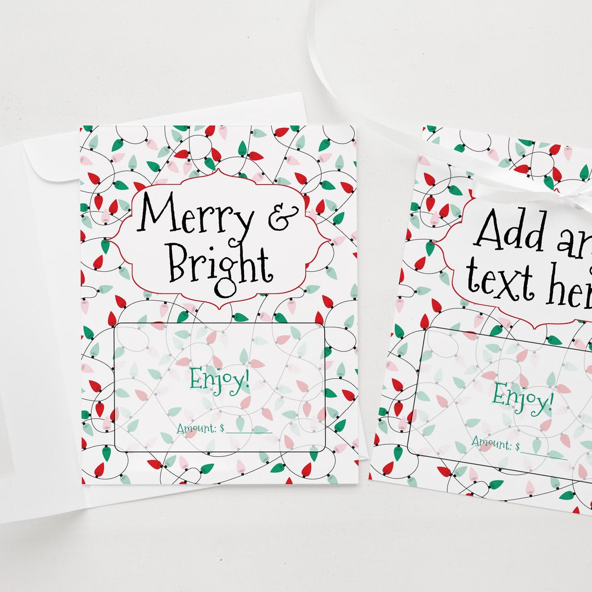 Gift Card Holder - String Lights – Greengate Images