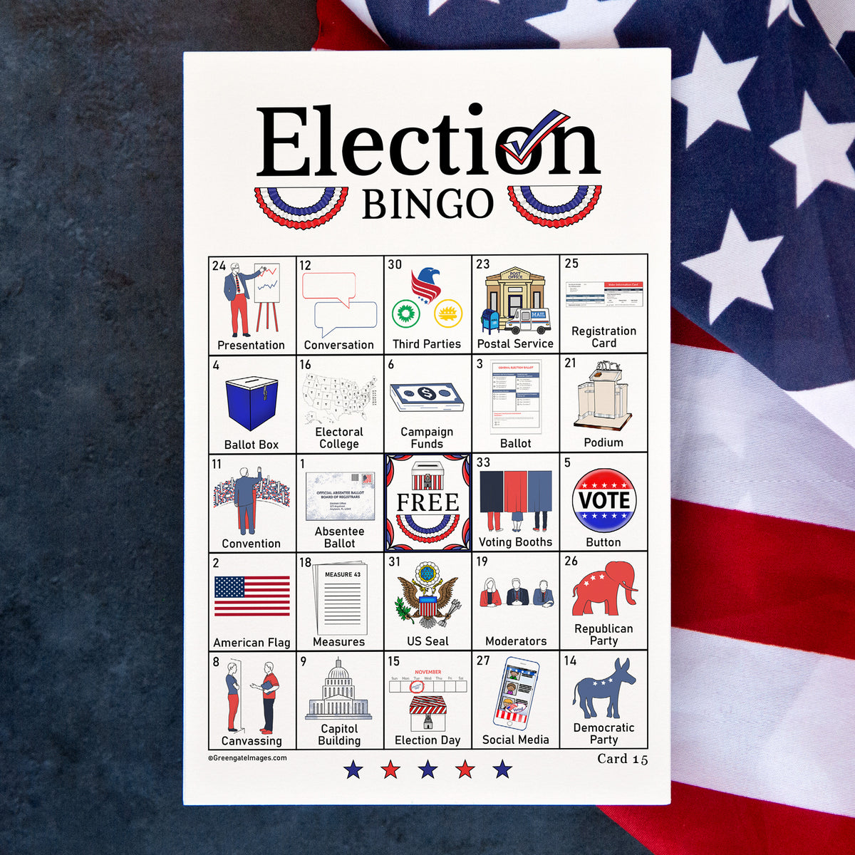 Election Bingo – Greengate Images