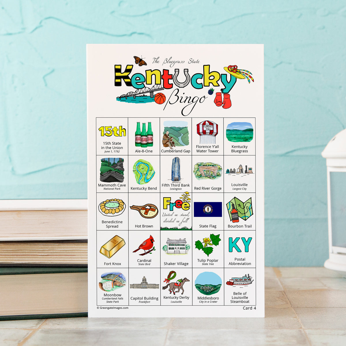 Kentucky Bingo Cards – Greengate Images