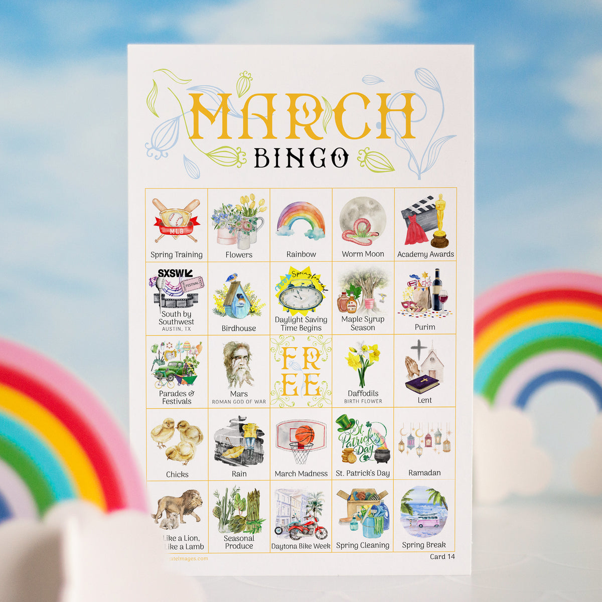 March Bingo – Greengate Images