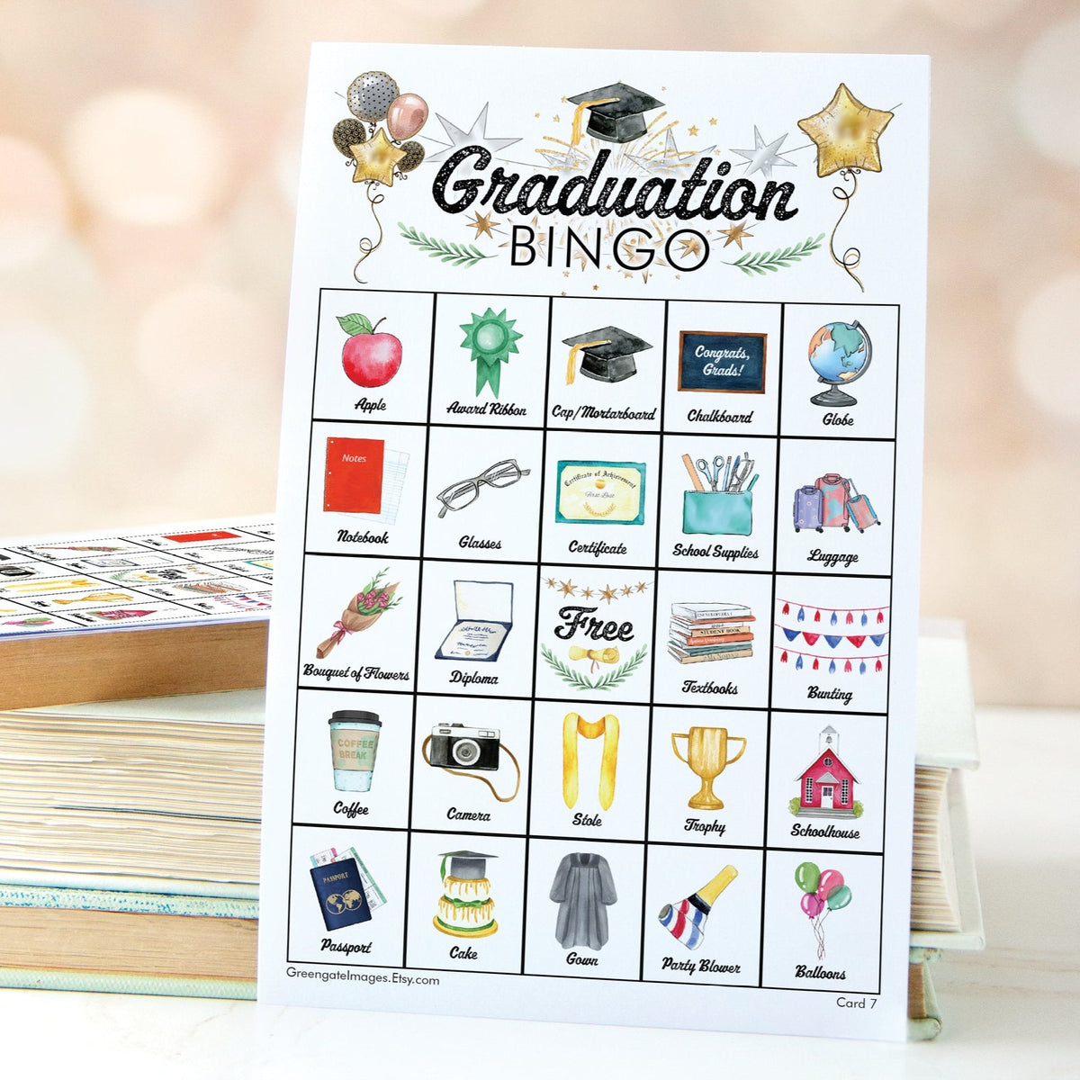 Graduation Bingo - Color – Greengate Images