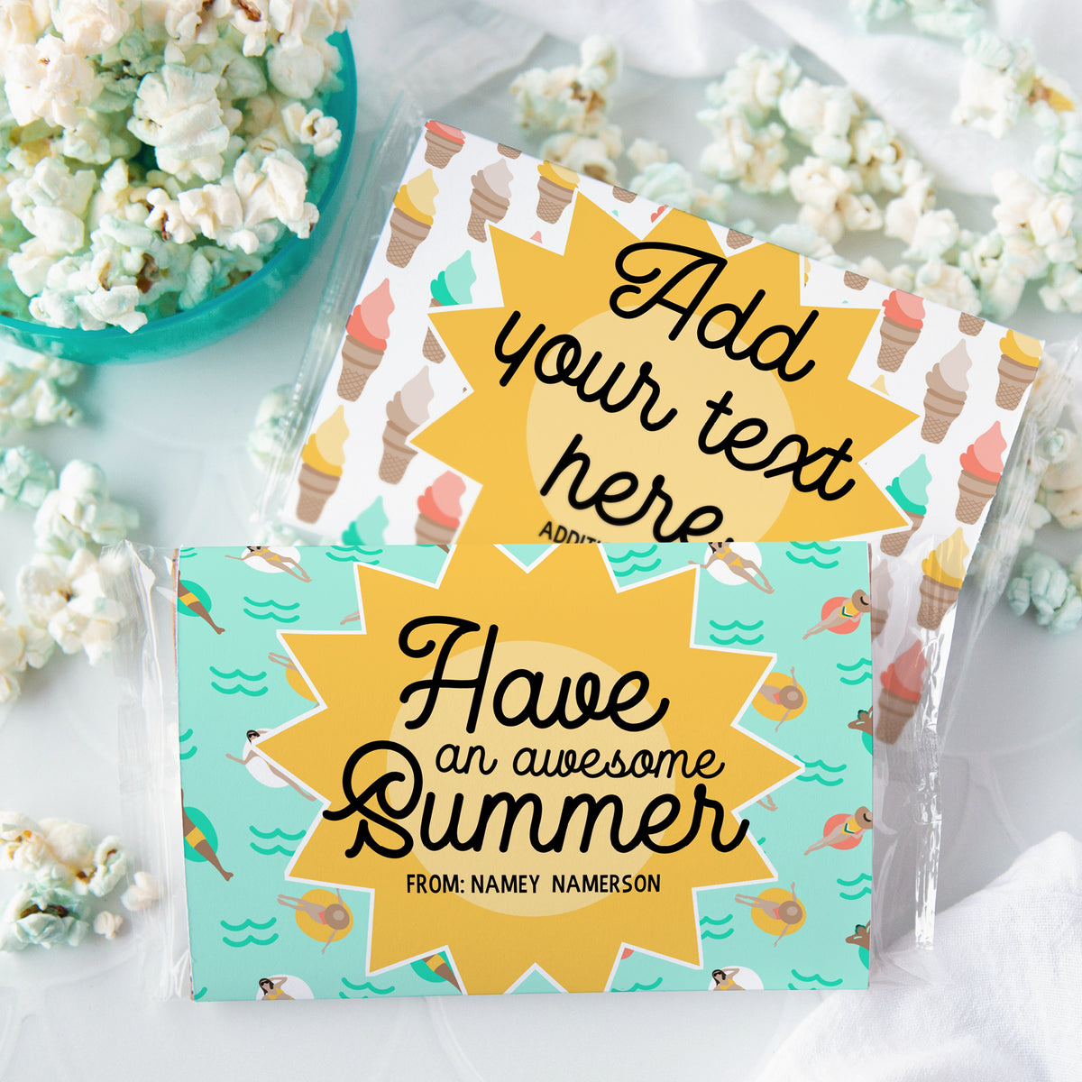 Summer Popcorn Wrapper Duo – Greengate Images