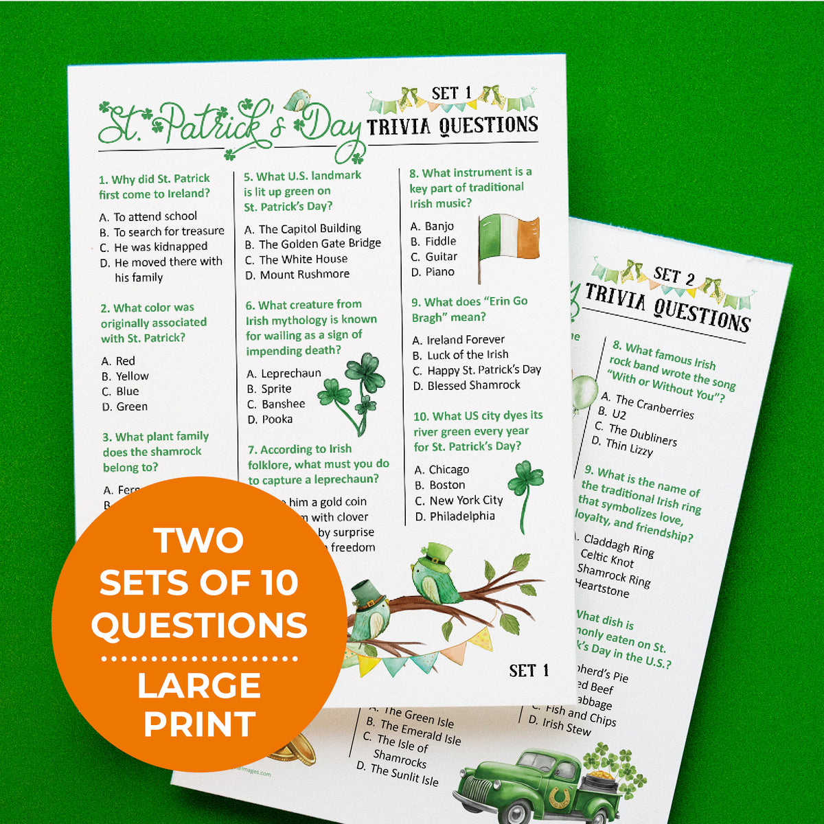 St. Patrick's Day Trivia Questions – Greengate Images