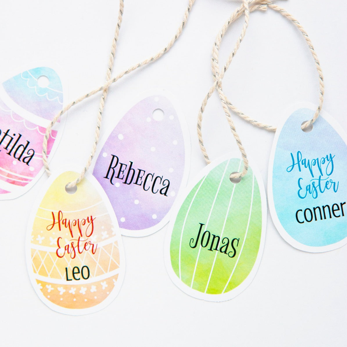 Easter Egg Gift Tags – Greengate Images
