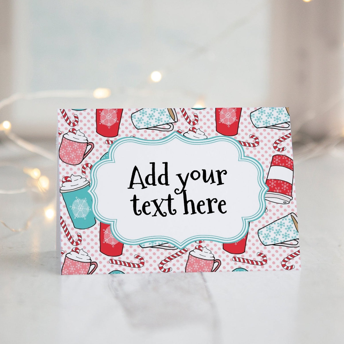 Christmas Buffet Signs - Hot Beverages and Peppermint – Greengate Images
