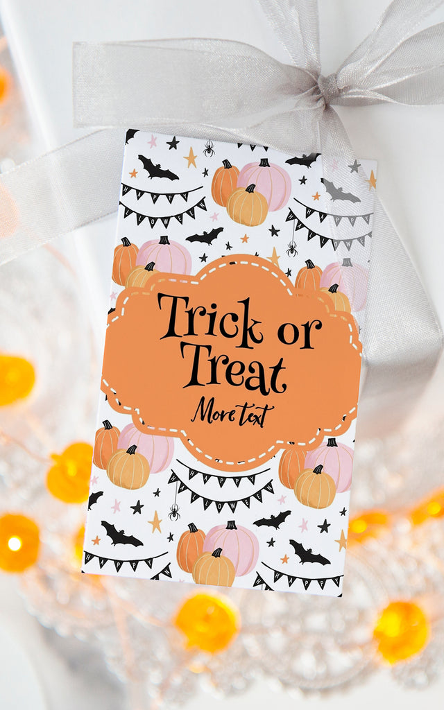 Peach/Pink Pumpkins Halloween Gift Tags – Greengate Images
