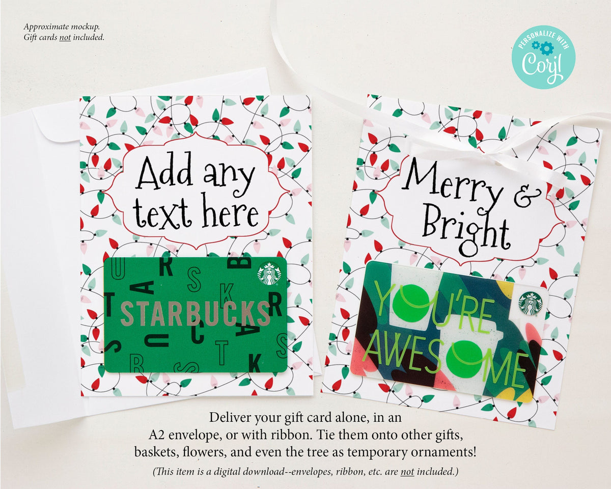 Gift Card Holder - String Lights – Greengate Images