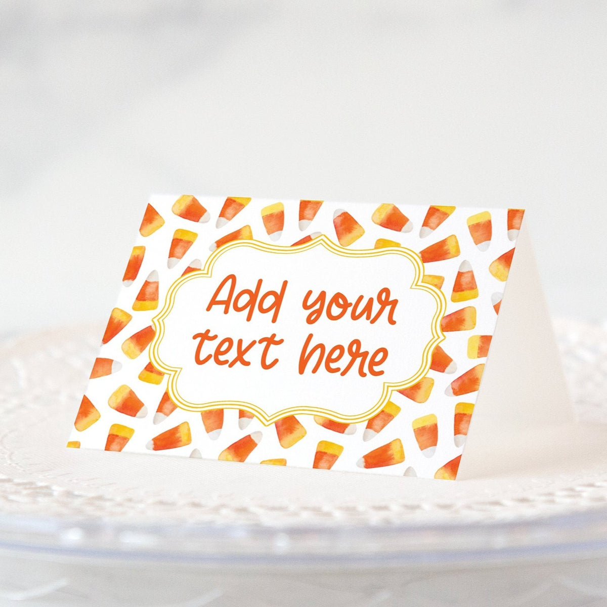 Candy Corn Place Card – Greengate Images