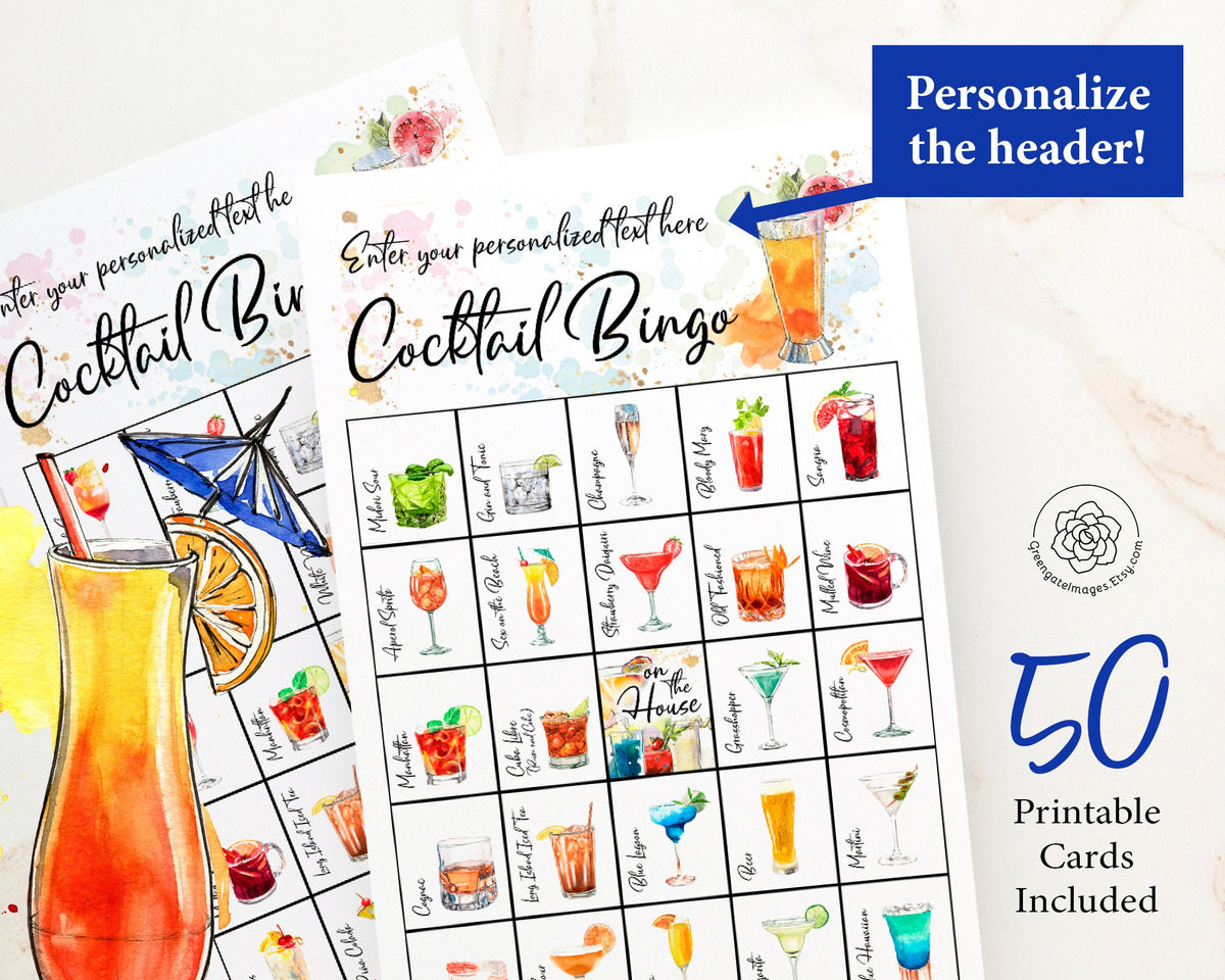 Cocktail Bingo – Greengate Images