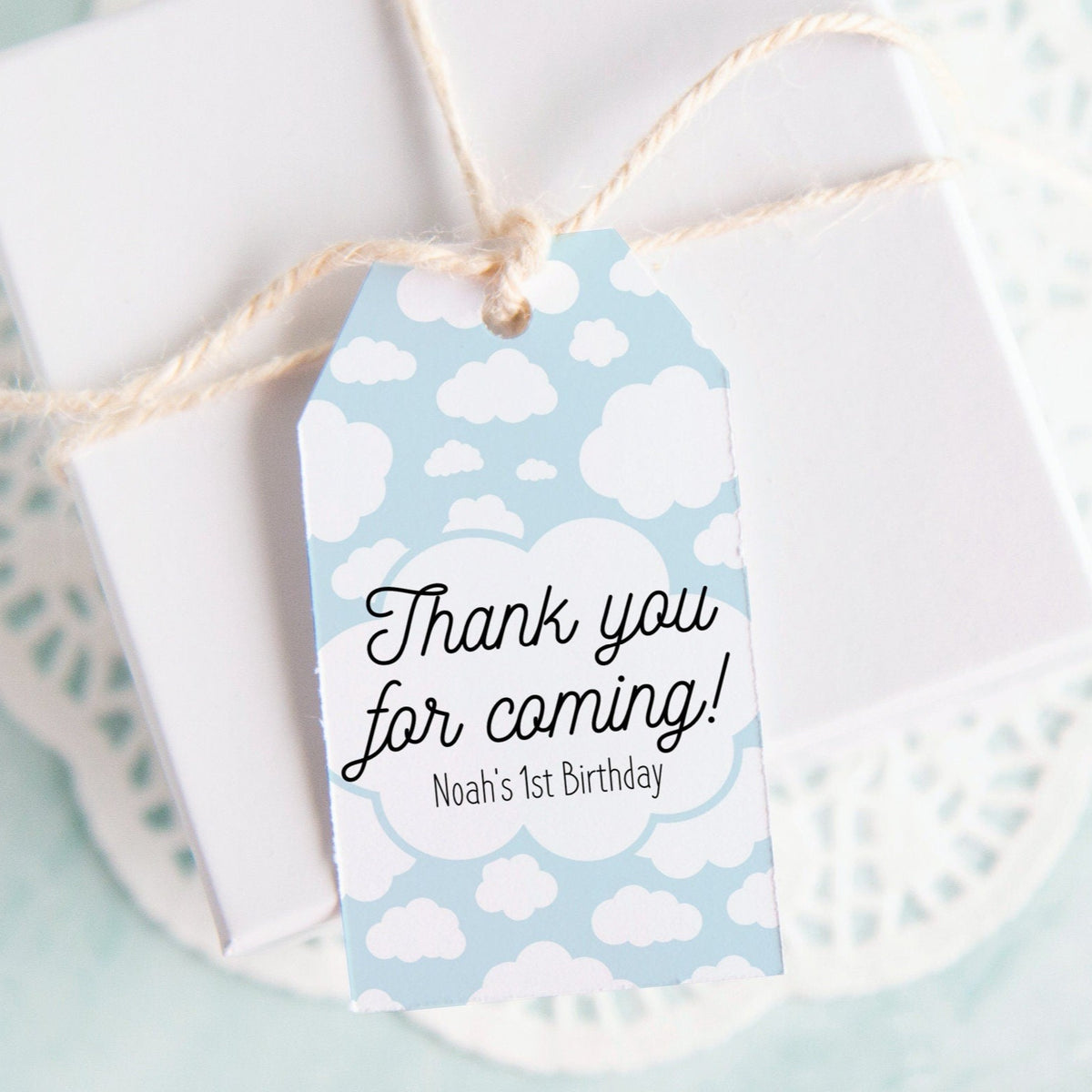 Light Blue Cloud Gift Tags – Greengate Images