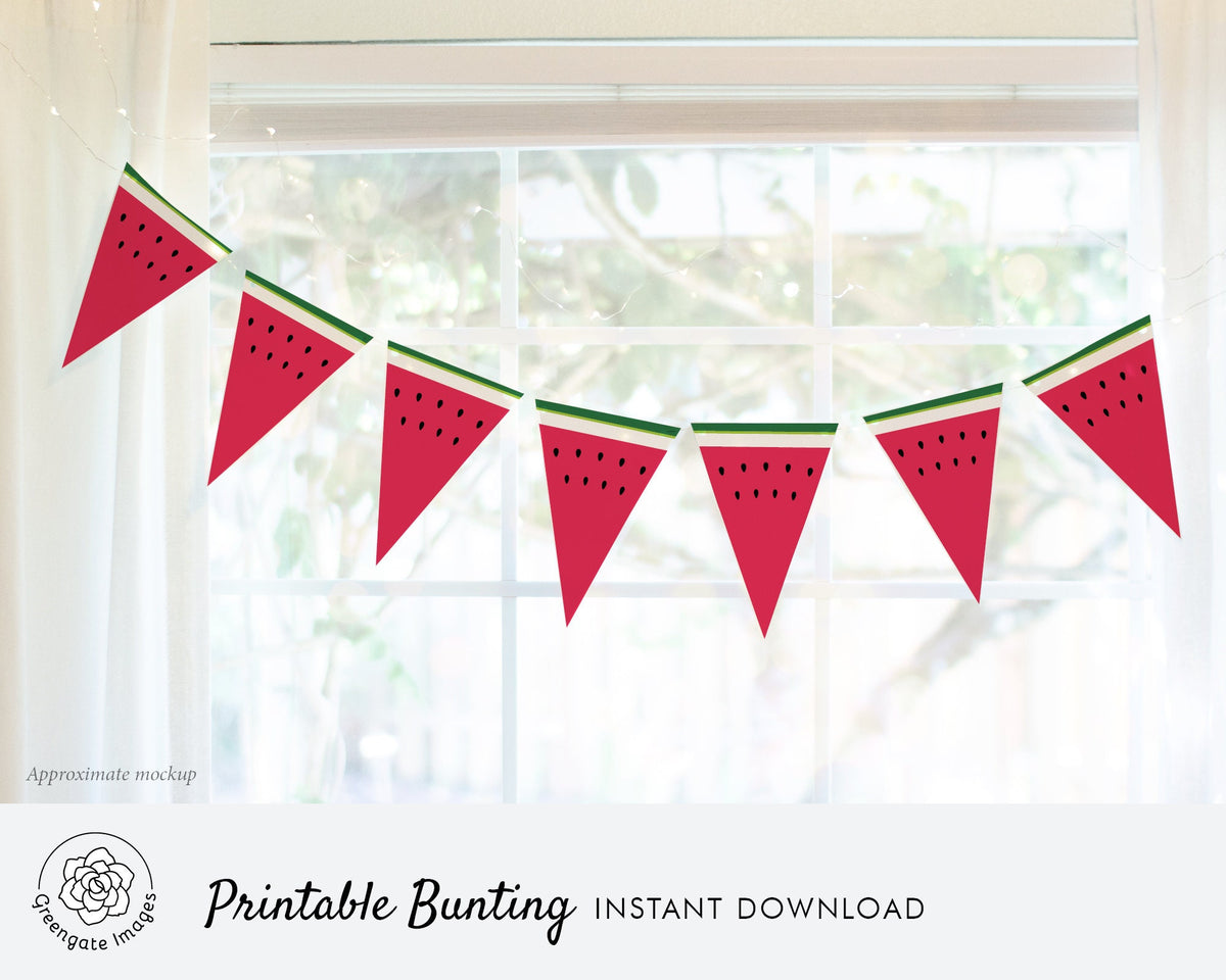 Watermelon Bunting – Greengate Images