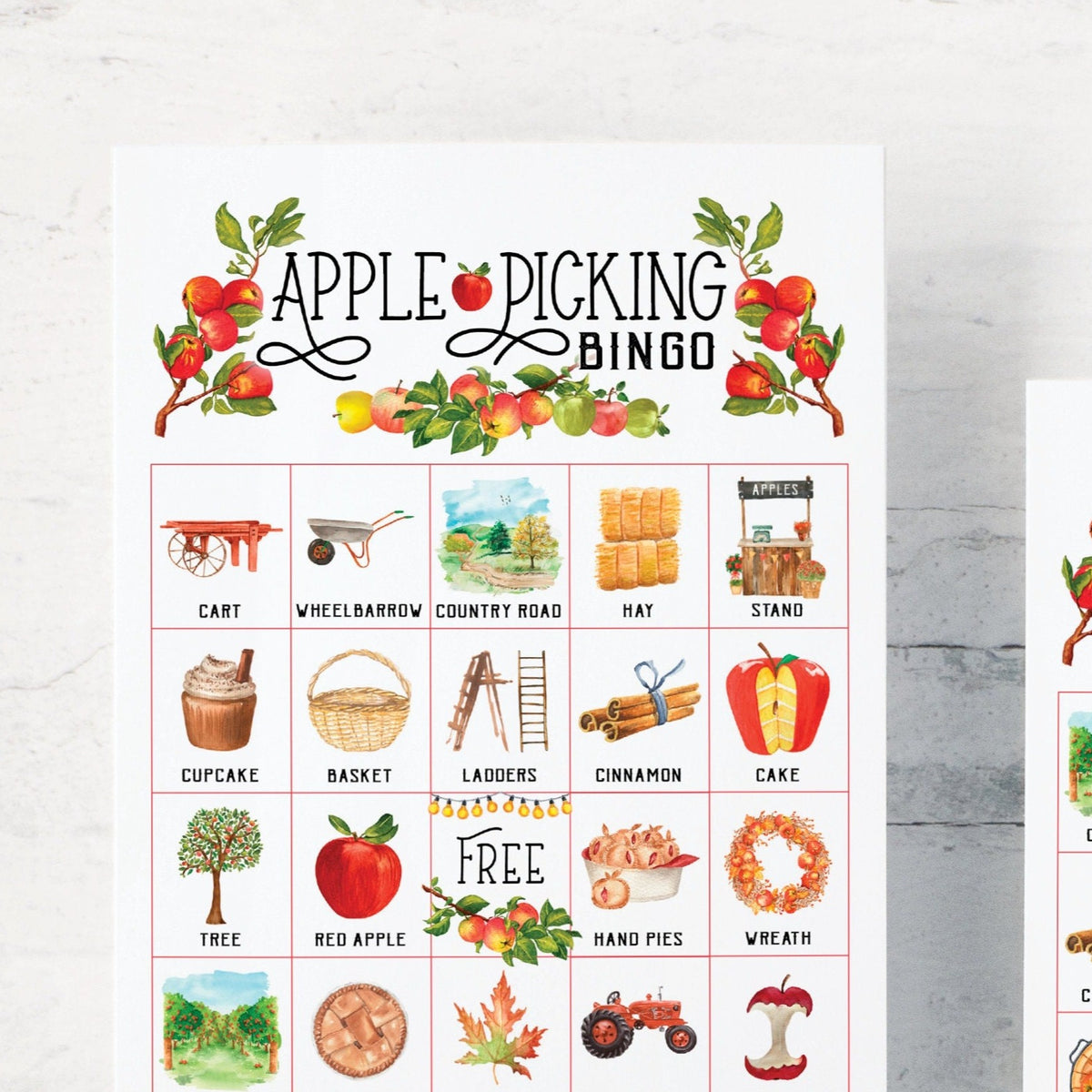 Apple Picking Bingo – Greengate Images