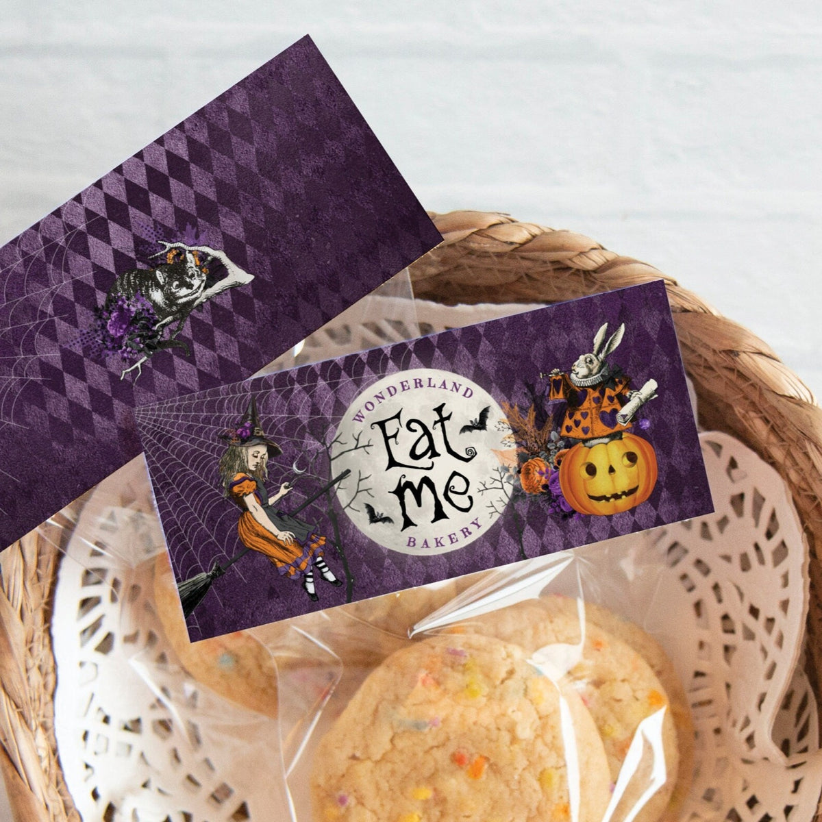 Halloween Alice Cookie Pouch Topper – Greengate Images
