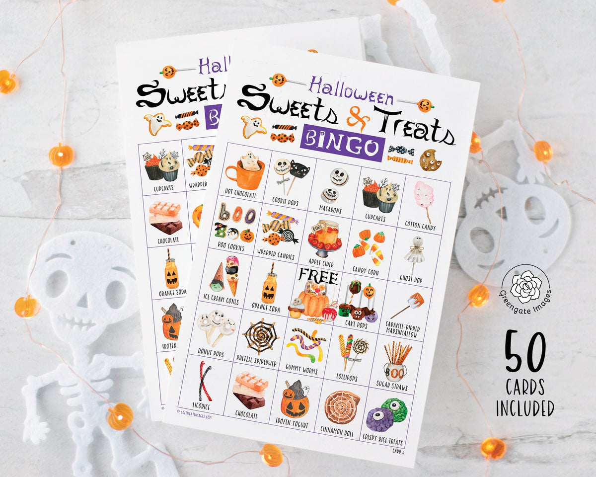 Halloween Sweets Bingo – Greengate Images