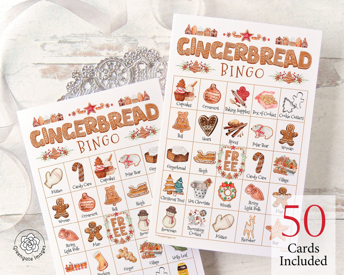 Gingerbread Bingo – Greengate Images