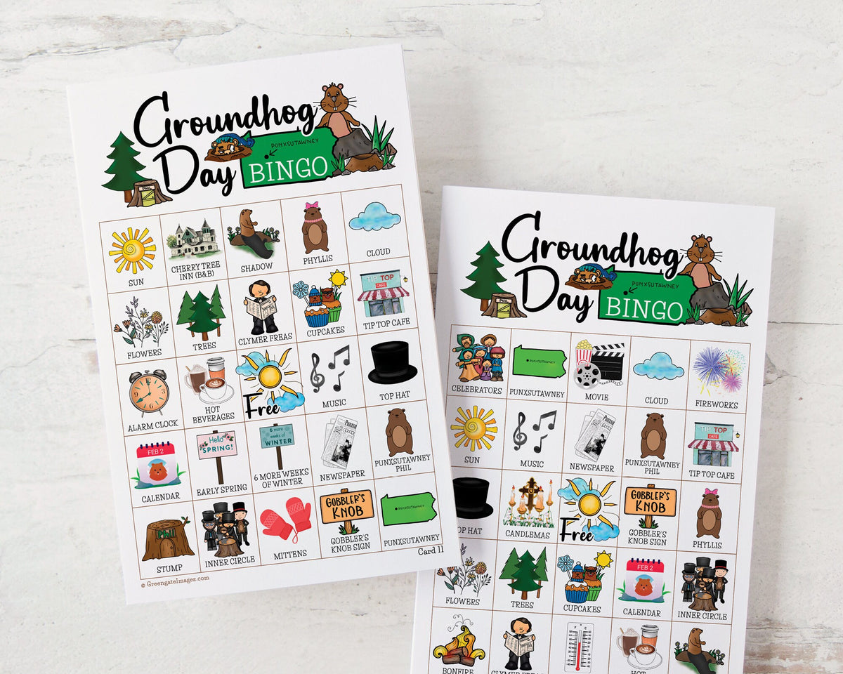 Groundhog Day Bingo – Greengate Images