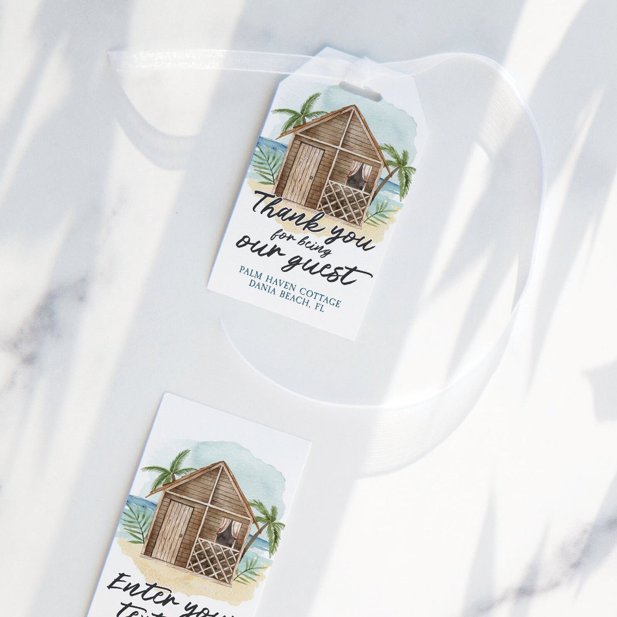 Tropical Beach House Hospitality Gift Tag – Greengate Images
