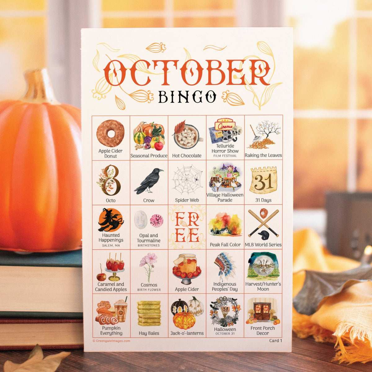 October Bingo – Greengate Images