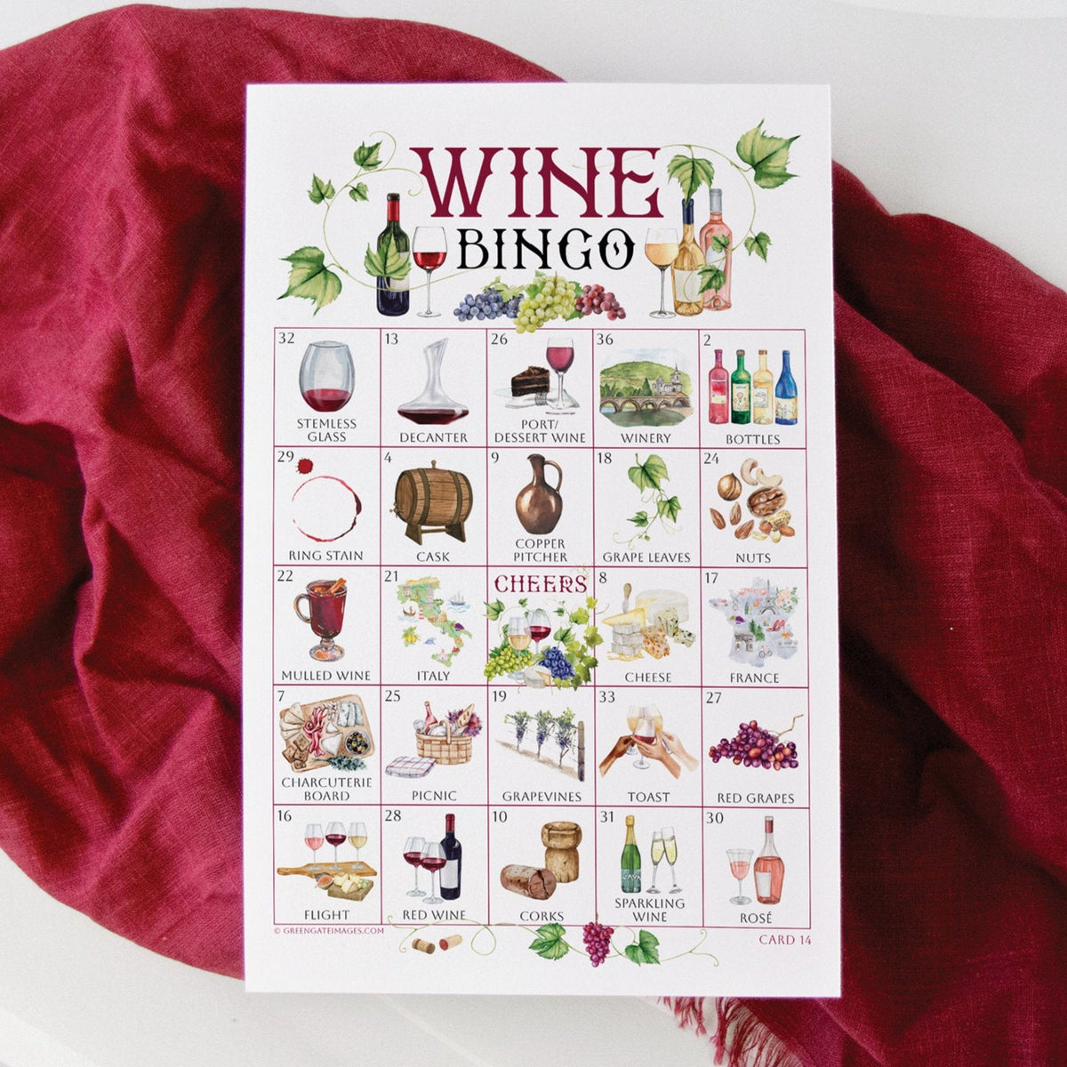 Wine Bingo – Greengate Images